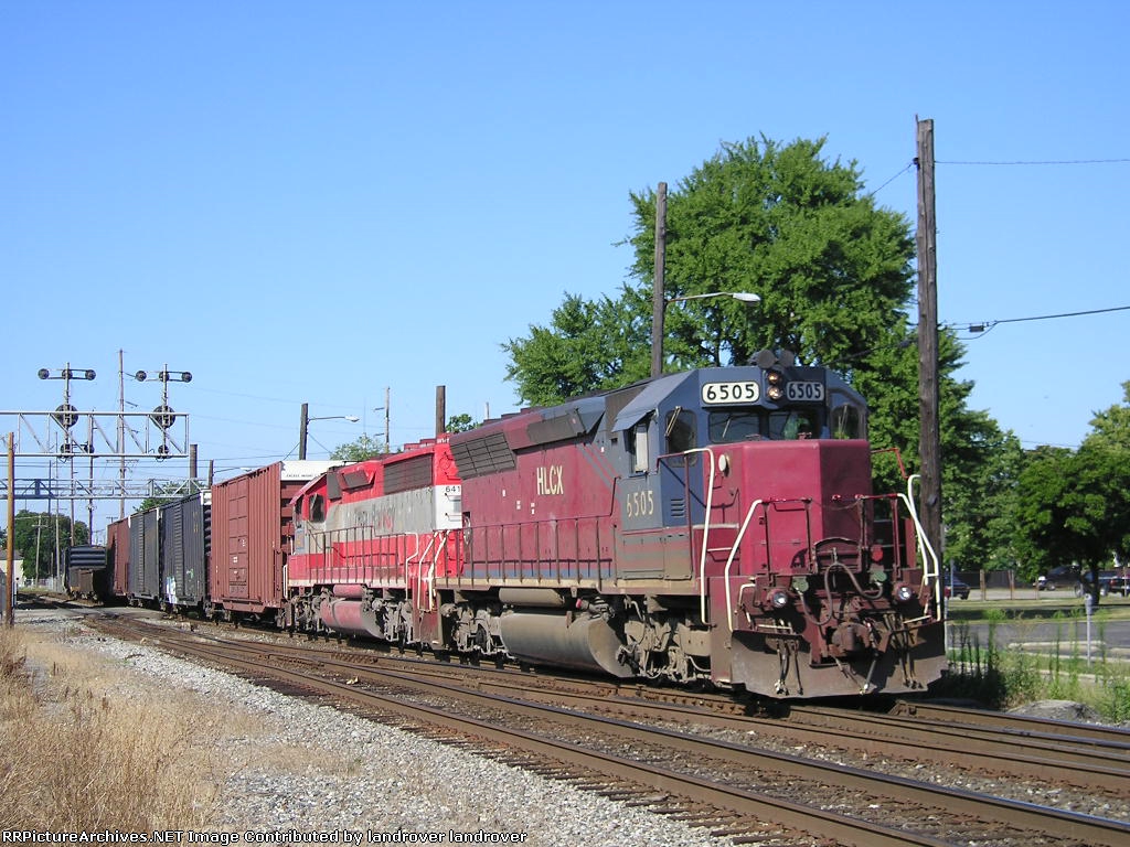 HLCX 6505 On CSX Q 375-13 Southbound
